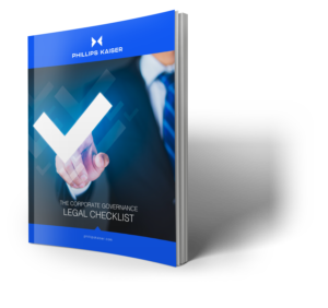 Corporate Governance Legal Checklist Resource - Phillips Kaiser ...